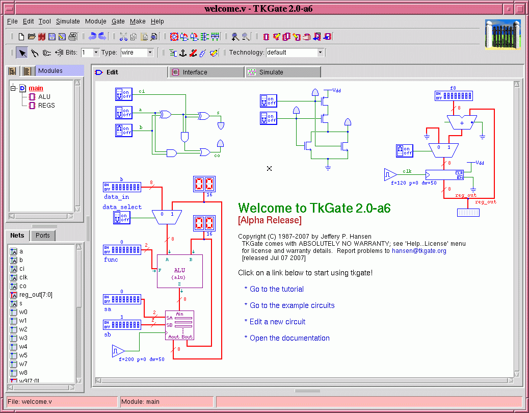 TKGate User Documentation (Editor)